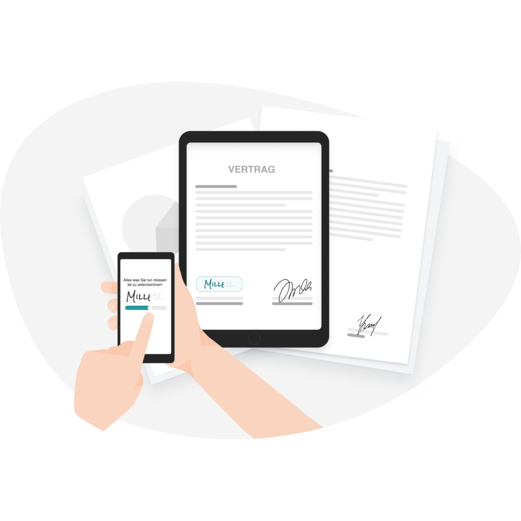 Digitaler Mietvertrag mit Mietz