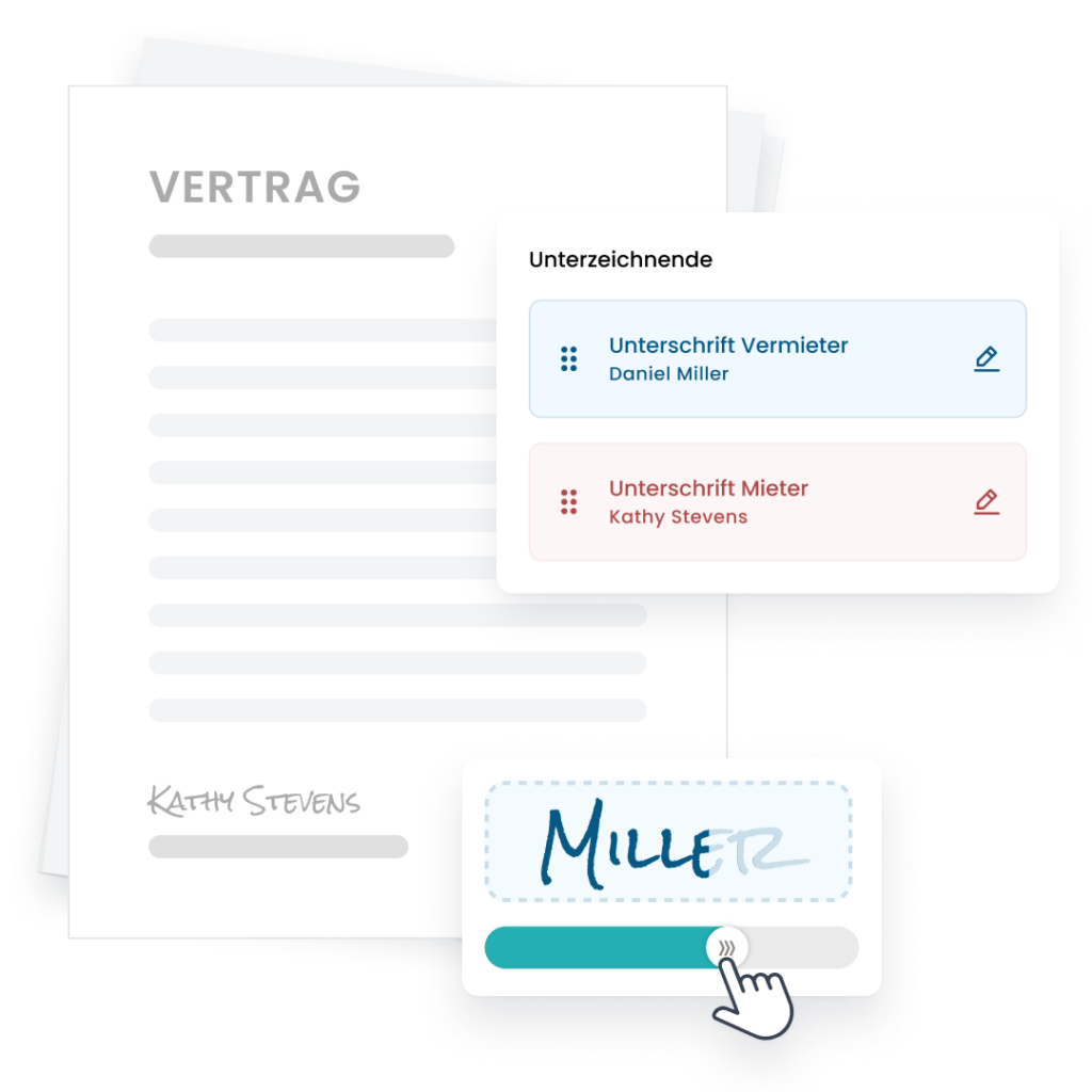 Digitaler Mietvertrag mit Mietz